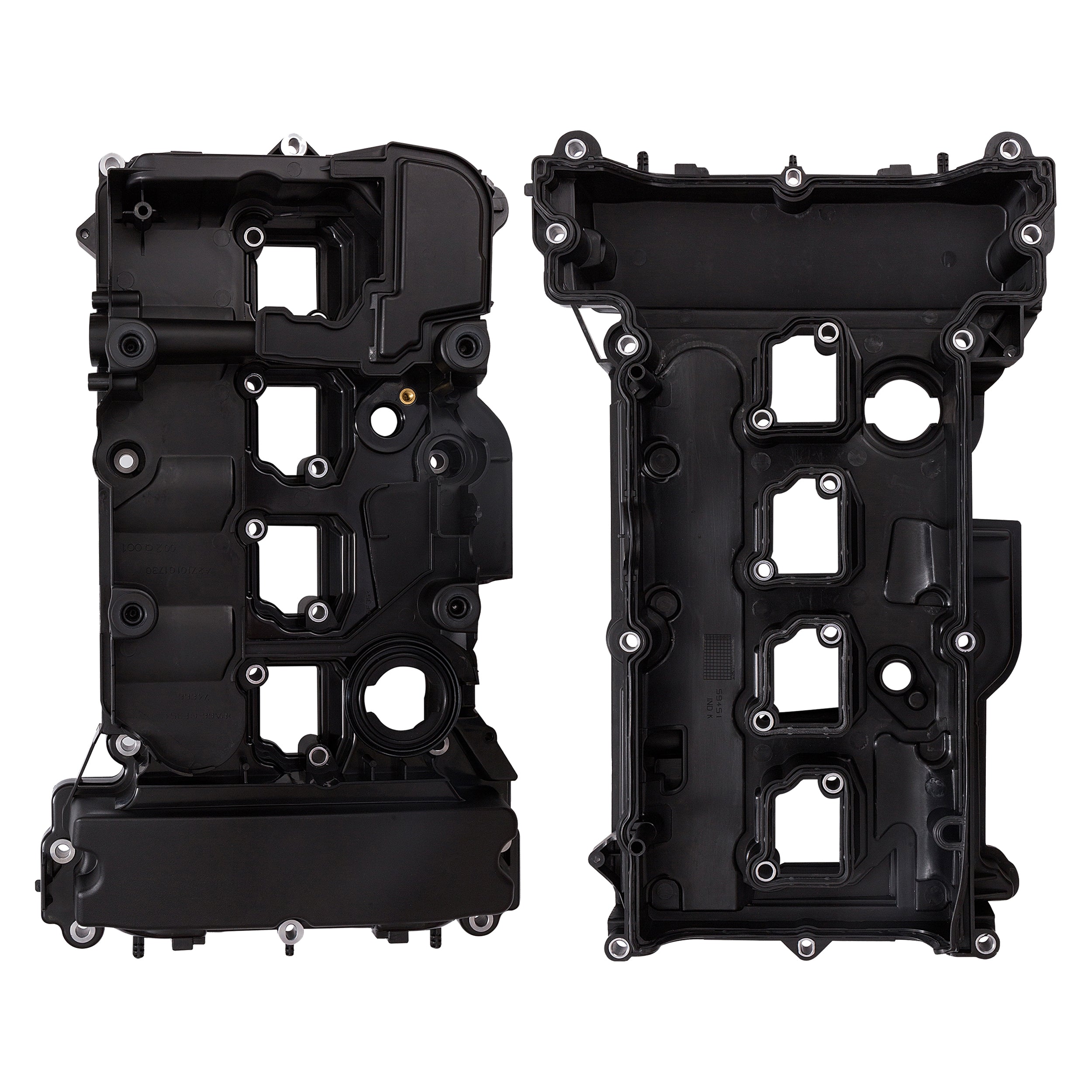 Cylinder Head Engine Valve Cover + Gaskets For Mercedes A2710101730 ...