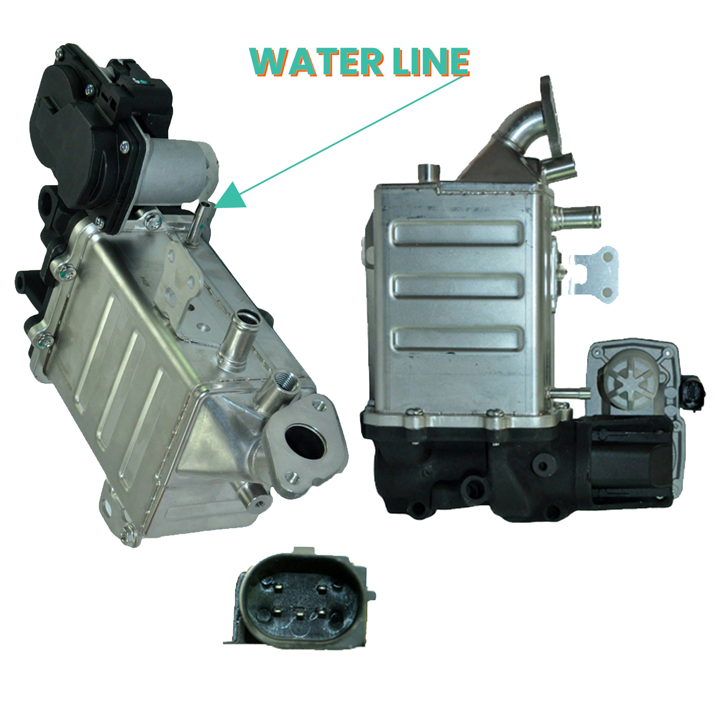 Egr Valve With Cooler for Man: TGE, VW: Crafter - D2P Autoparts