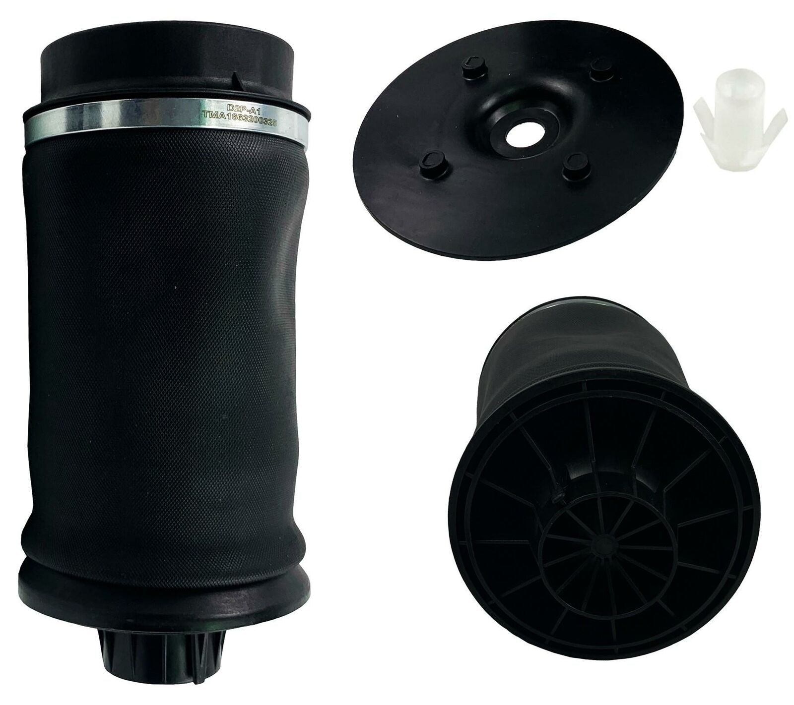 2x Rear Air Suspension Spring Bag Shock Strut For Mercedes ML GL Class ...