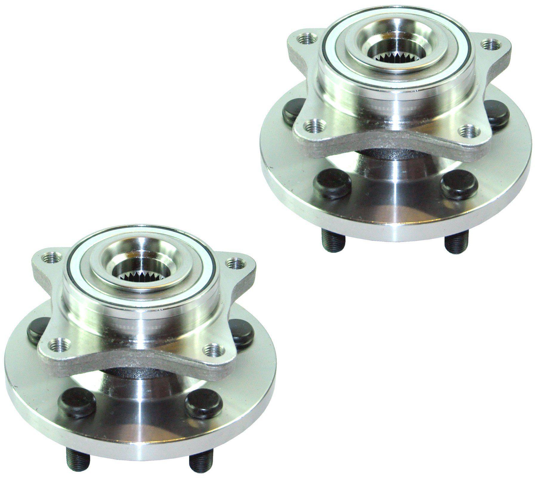 Front (Left & Right Pair) Wheel Bearing Hub Assembly For Land Rover ...