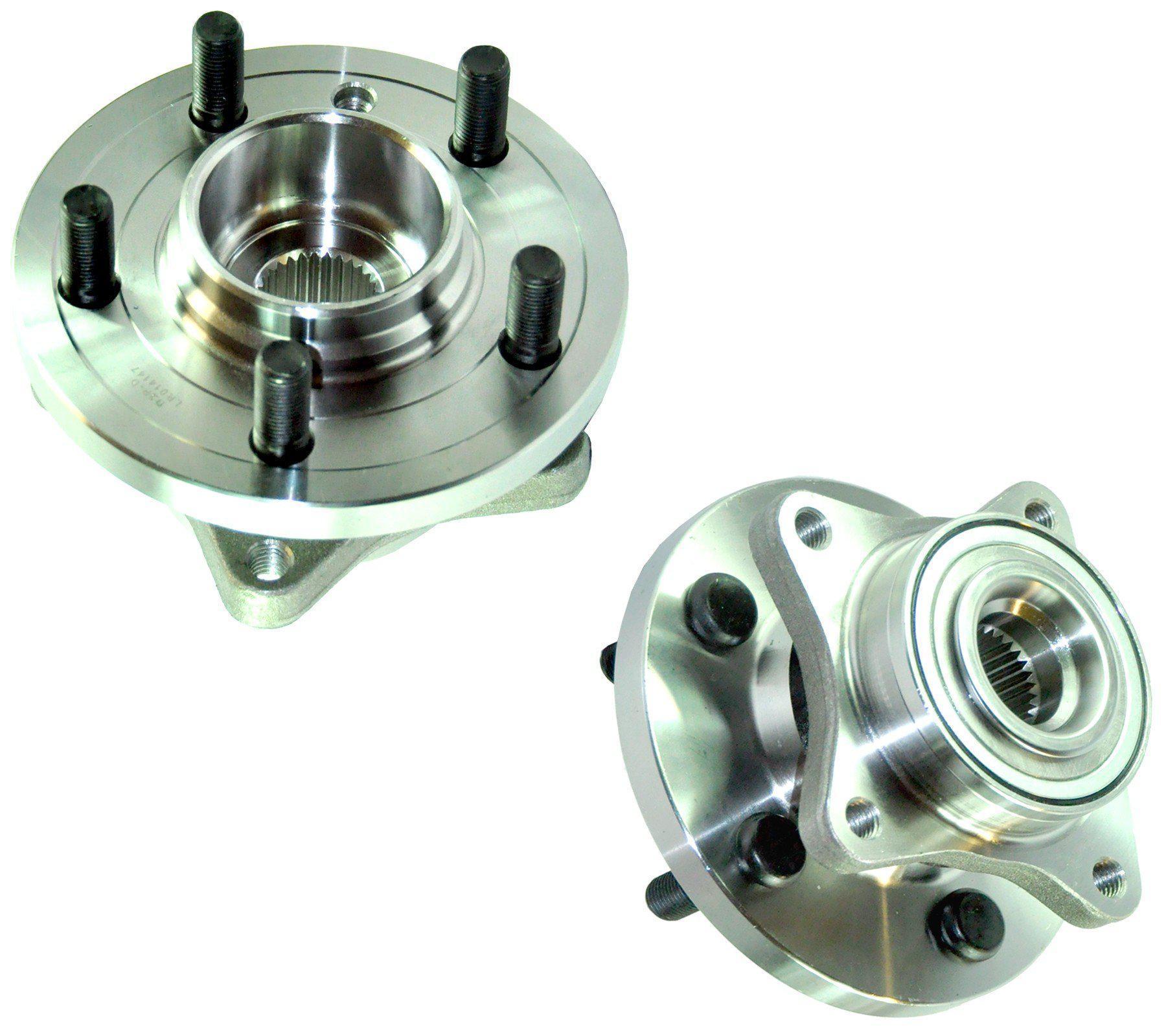 Front (Left & Right Pair) Wheel Bearing Hub Assembly For Land Rover ...