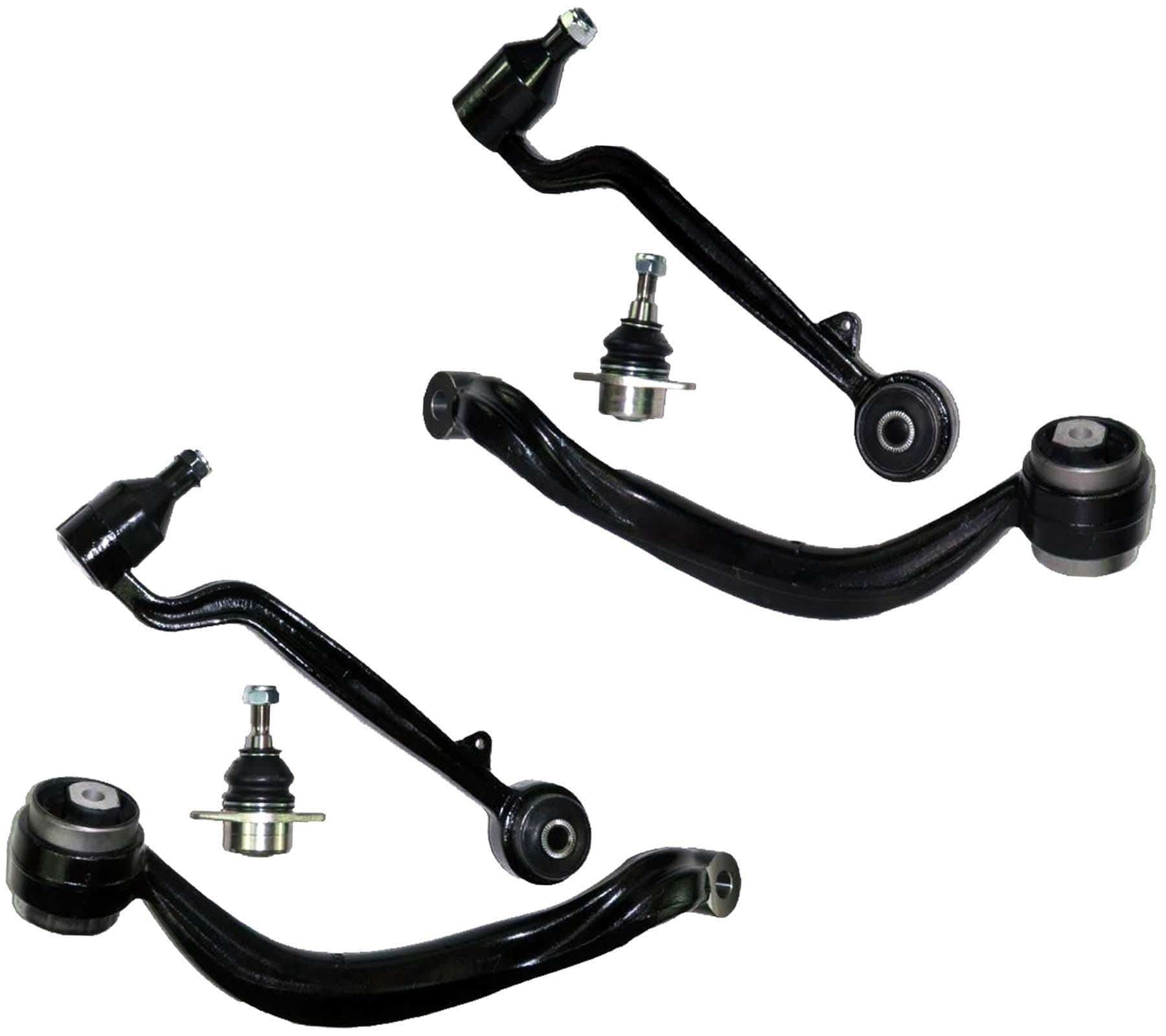 Front Upper & Lower Track Control Arms & Ball Joints Kit For Land Rover ...